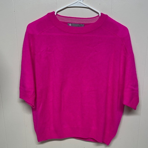 InCashmere | Sweaters | Cashmere Elbow Sleeve Crew Neck Pullover | Poshmark